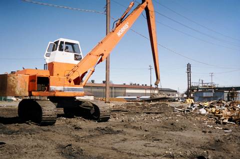 VS Bosco's Equipment Information: 1994/95 Daewoo DH 450 Material Handler